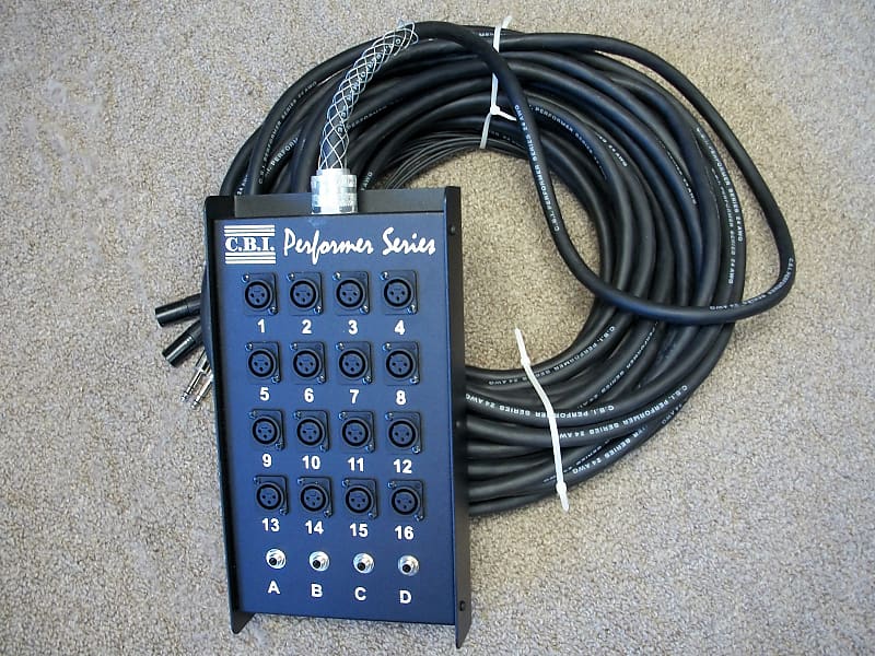 Used CBI Performer Series 16X4x100' Audio Snake | Reverb