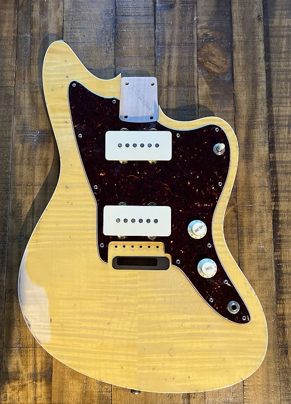 One of a kind Jazzmaster body (loaded and relic) | Reverb