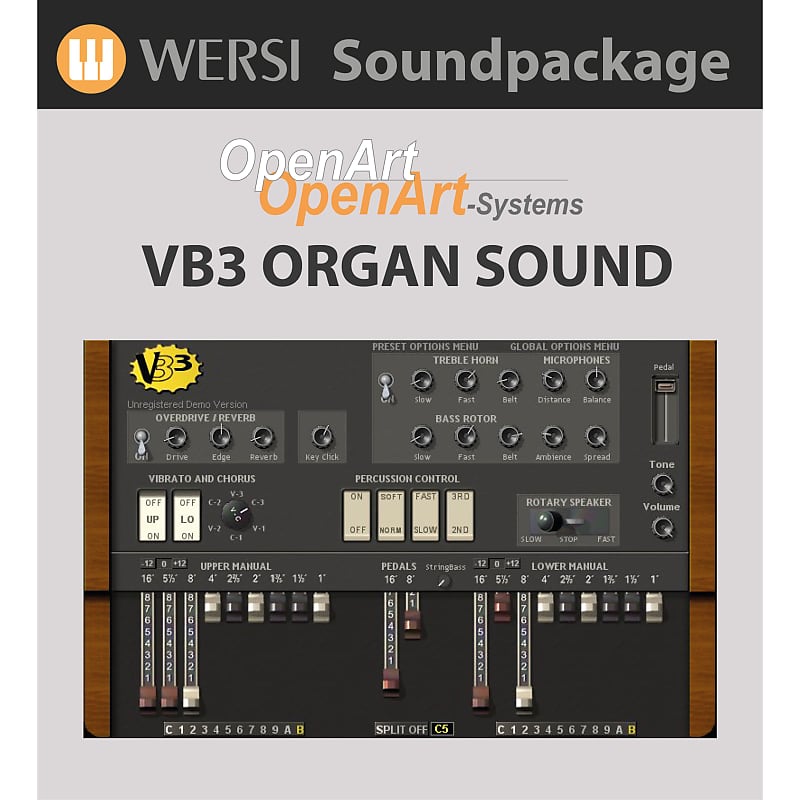 Wersi VB3 Hammond Emulation Sound Package for OAS - Organ | Reverb