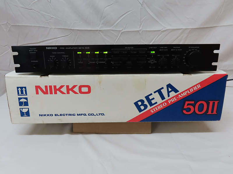 Vintage Nikko Beta 50II Preamplifier - Beta 50 II Preamp w/ | Reverb
