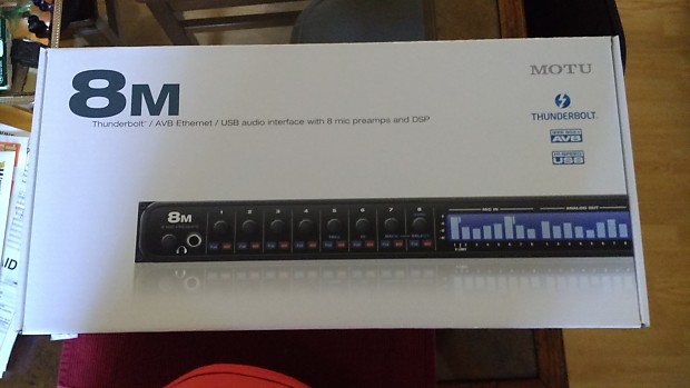 MOTU 8M 24x24 Thunderbolt / USB 2.0 Audio Interface with AVB | Reverb