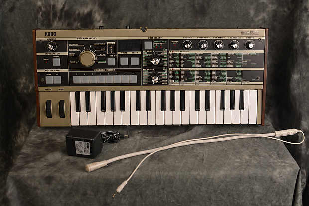 Korg MicroKorg Mini Synthesizer w Power Supply and Vocoder | Reverb