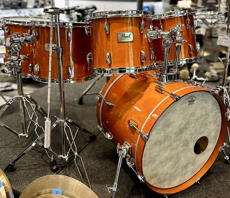 Pearl Session Series 1994-1996 - Burnt Amber Lacquer | Reverb