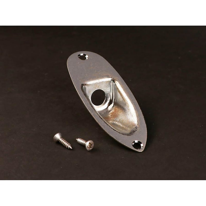 Gotoh JCS-1-AC Stratocaster Style Jackplate / Ferrule - Aged | Reverb