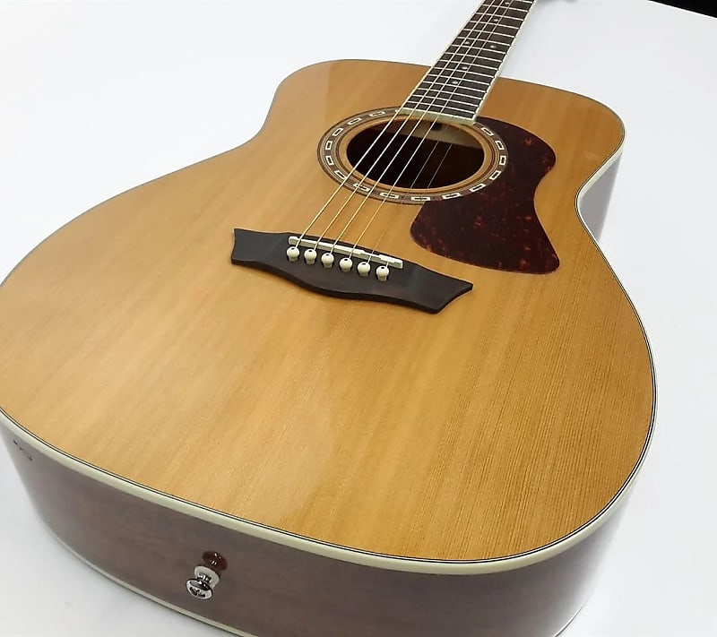 Washburn HF11SCE Heritage Series Folk Cutaway Solid Cedar | Reverb