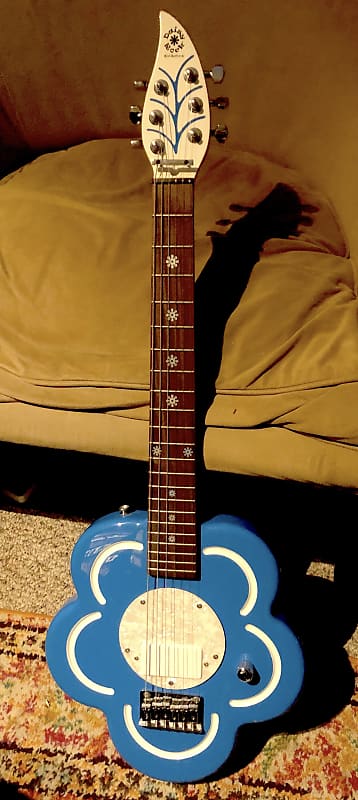Daisy Rock Blue Flower w/Original Bag! | Reverb