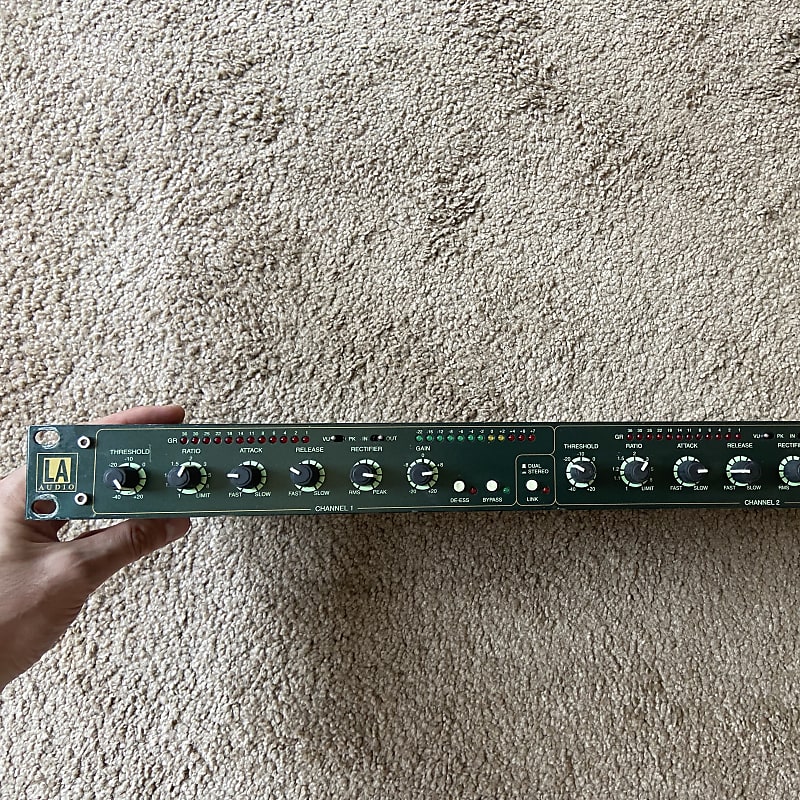 LA Audio BCL20 Dual Broadcast Compressor Limiter 2000’s | Reverb