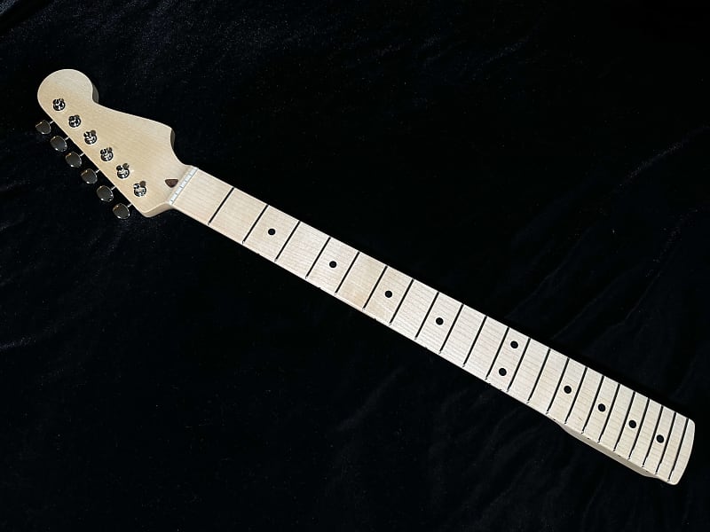 Musikraft Riftsawn Maple Strat Stratocaster Neck for | Reverb