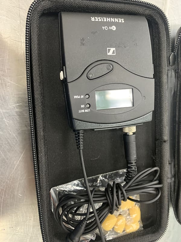 Sennheiser EW100 G4 wireless bodypack with Mogan microphone | Reverb