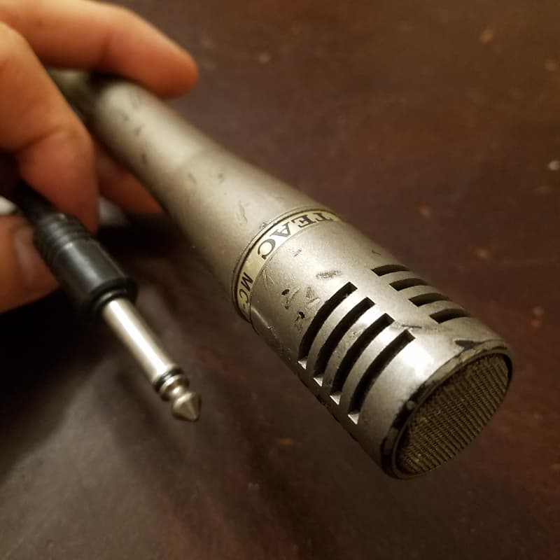 TEAC MC-10 500 Ohm Moving Coil Microphone Made in Japan 1970s | Reverb