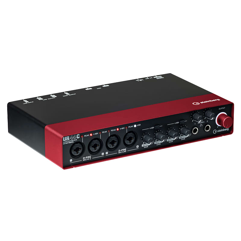 Steinberg UR44C RD USB 3 Audio & Midi Interface, Red | Reverb UK
