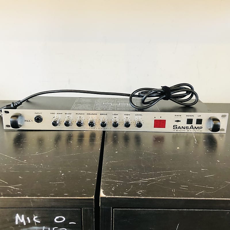 Tech 21 PSA-1.1 Sansamp Rackmount Amp Simulator | Reverb