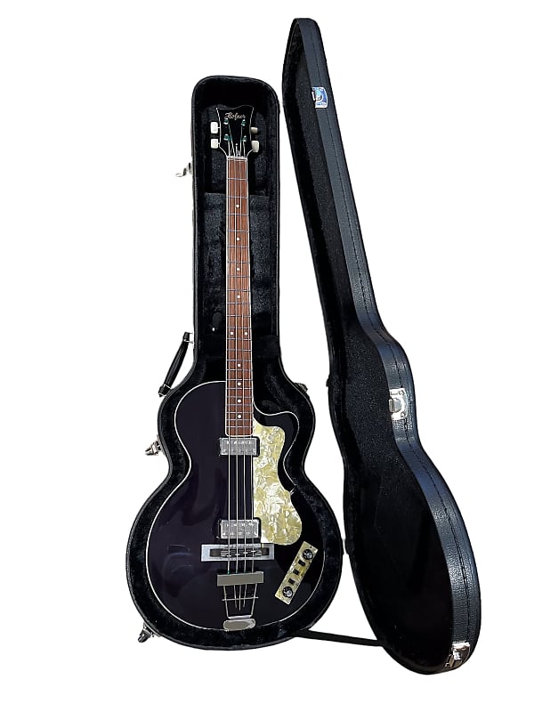 Hofner Contemporary Club Bass with Case - Black | Reverb