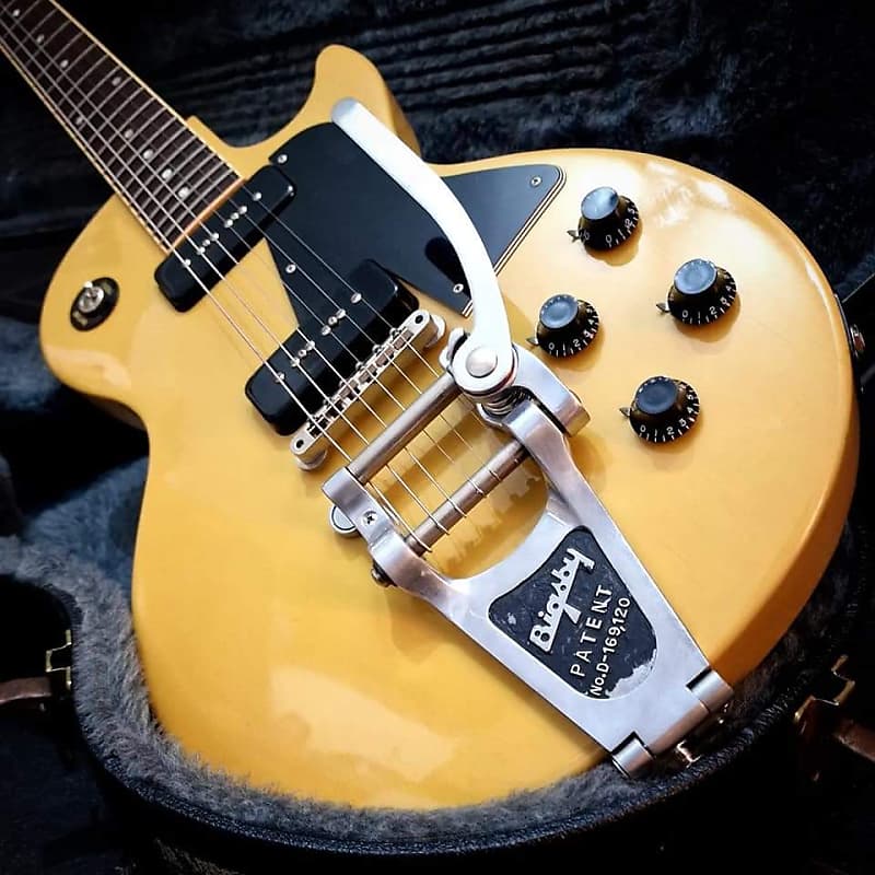 1996 Gibson USA Yamano Les Paul Special in TV Yellow & Bigsby | Reverb