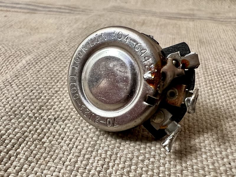 Vintage 1964 Stackpole 100k Solid-Shaft Potentiometer 1960's | Reverb