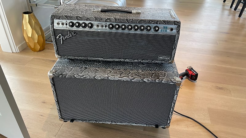 Fender Twin Reverb Amp Head and Cab 1976 | Reverb