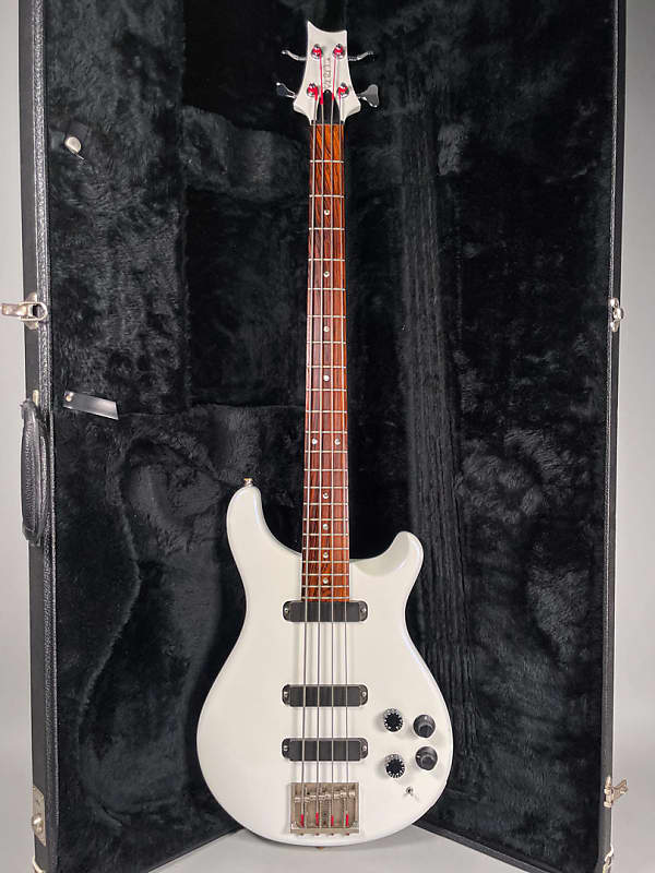1987 Paul Reed Smith PRS Bass 4 Pearl White Brazilian RW | Reverb