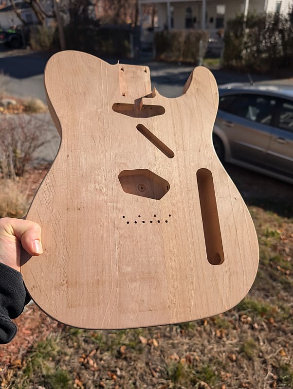 Fender Tele body USA Red Alder handmade by @letterspeed | Reverb