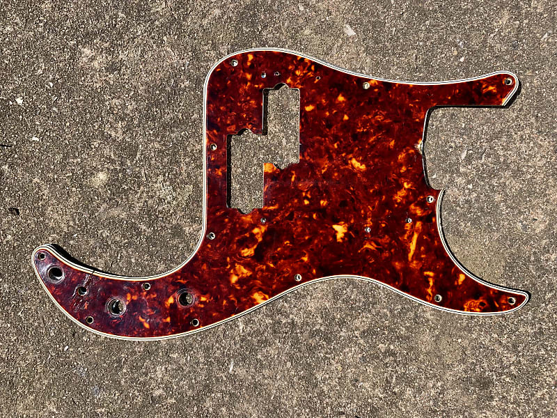 Fender Precision Bass Pickguard 1958-63 Tortoiseshell | Reverb UK