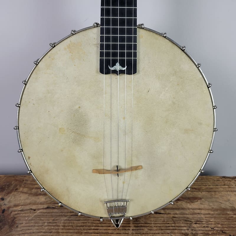 Early 1900's JB Schall Waldo 5-String Short Scale Banjo | Reverb