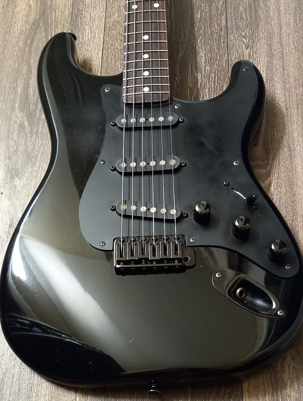 80's Schecter Mercury Super Strat Black | Reverb UK