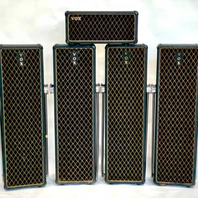 Vintage 60’s Vox LS40 full system, Vox AC50 head and 4 | Reverb