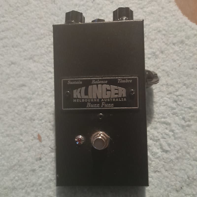 Klinger Buzz Fuzz Deluxe 2021 - Black | Reverb Australia