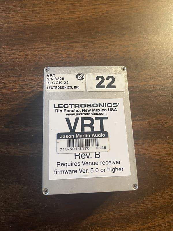 Lectrosonics VRT Tracking Receiver Module Block 22 | Reverb
