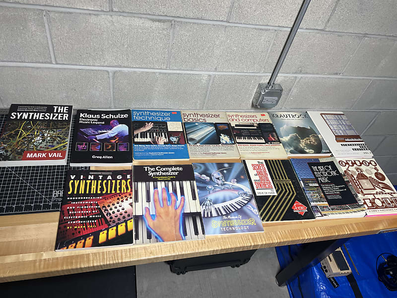 Lot of 13 Synth & Electronic Music Books Synth & Electronic | Reverb