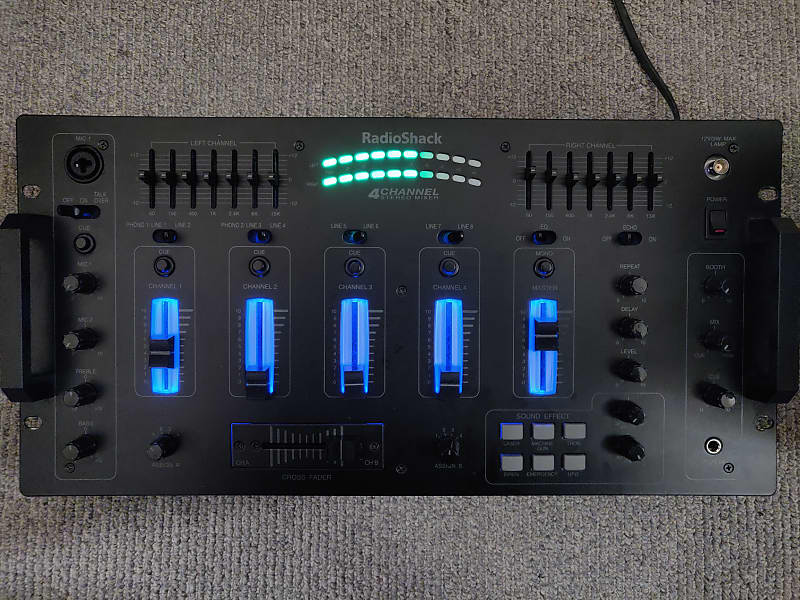 RadioShack 32118 DJ Mixer - 4 Channel w/ FX | Reverb