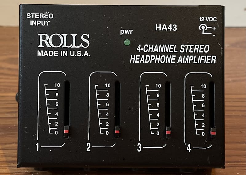 Rolls HA43 4-Channel Headphone Amp | Reverb