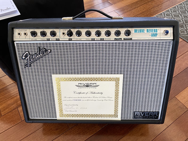 Fender ‘68 Custom Deluxe Reverb Amp Paul Rivera Stage II Mods | Reverb