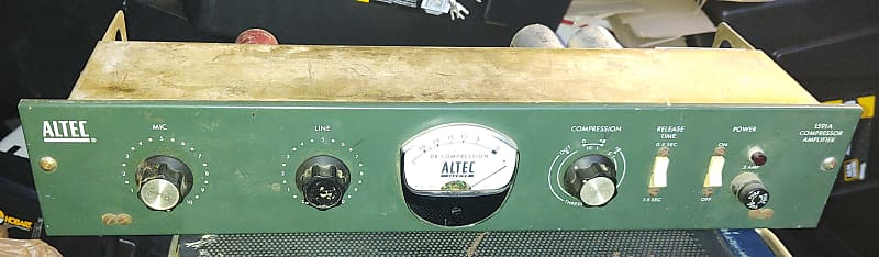 Altec 1591A preamplifier compressor 60's green | Reverb Australia