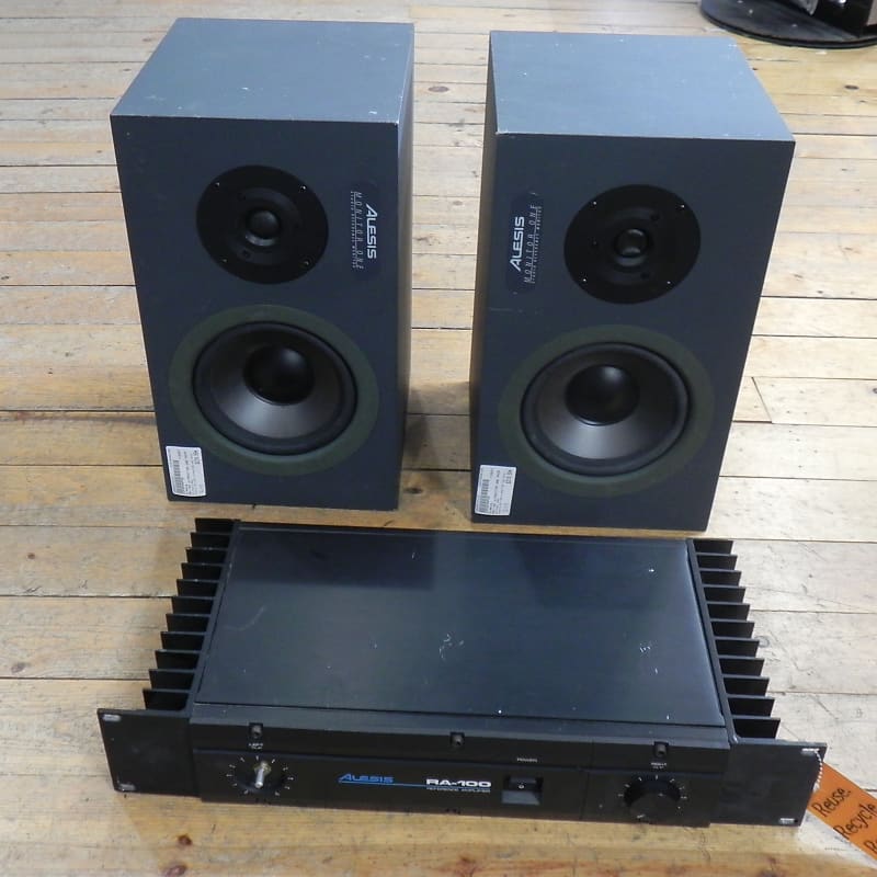 Alesis RA-100 w/pair Alesis Monitor One monitors | Reverb