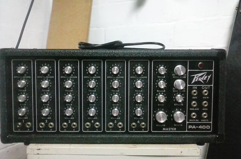 Peavey PA400 Six Channel PA with Master Volume and Reverb | Reverb UK