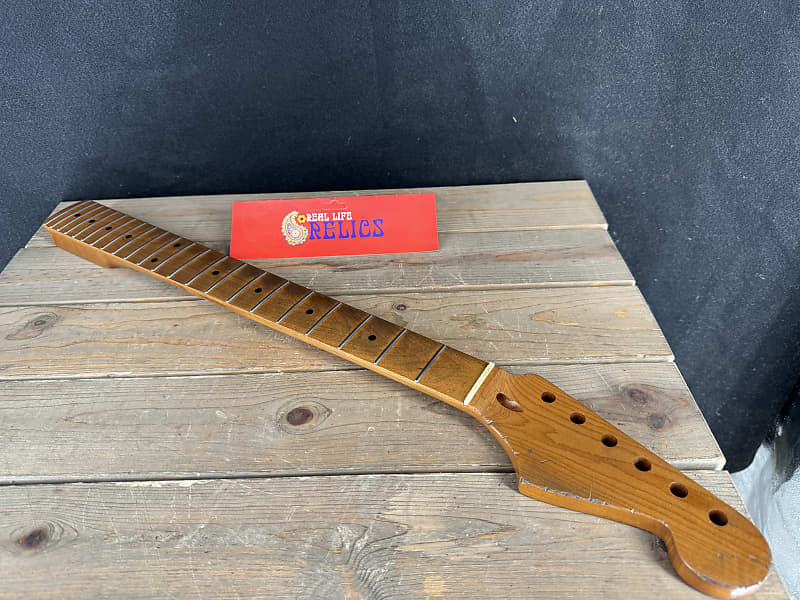 Real Life Relics Nitro Roasted Maple Strat® Stratocaster Neck | Reverb