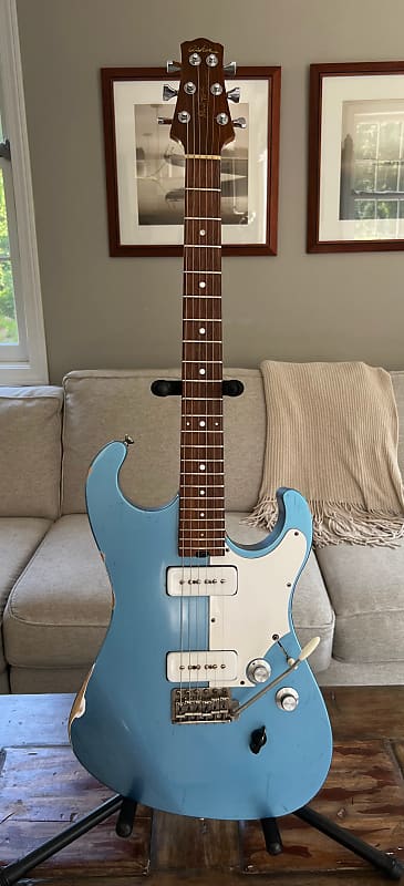 Asher Marc Ford Signature Lake Placid Blue Relic #1120 | Reverb