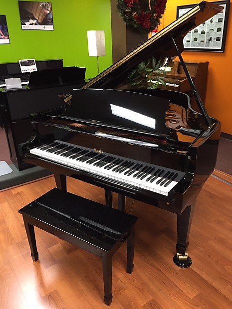 Knabe KN-590 1998 Ebony Polish 5' 8" Grand Piano with | Reverb