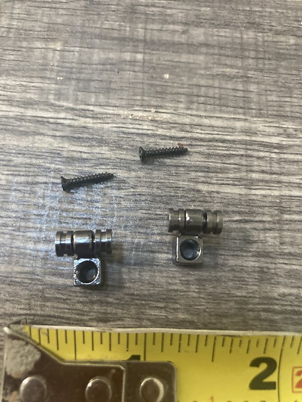 Fender 2 electric guitar string trees 2016 - Pewter | Reverb