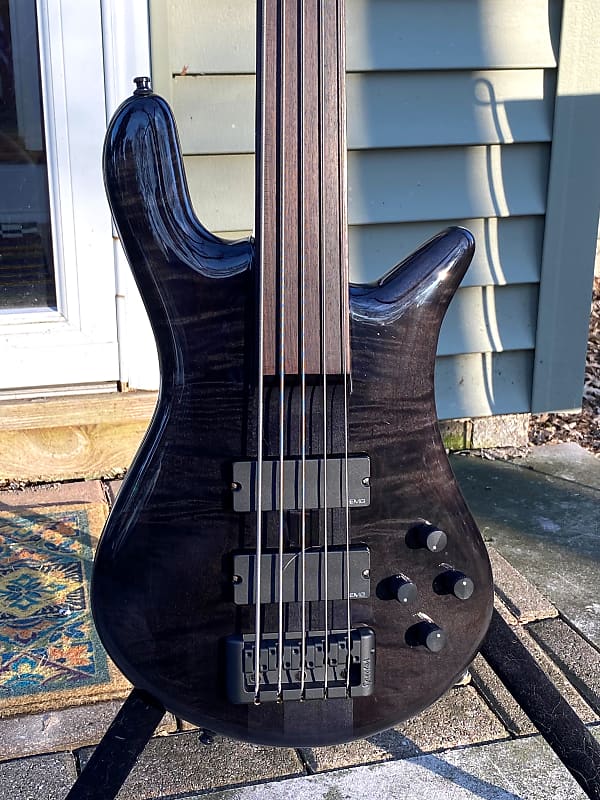 Spector Euro 5 LX Fretless 2007 - Black Quilted Top w/ Hard | Reverb