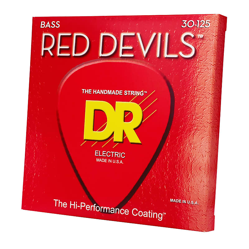 DR RDB6-30 Red Devils Coated Bass Guitar Strings | Reverb Canada