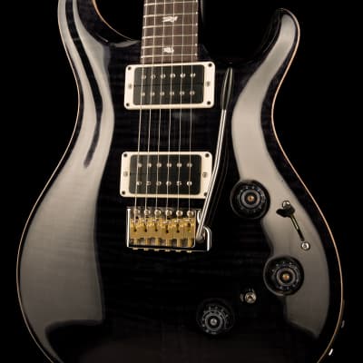 PRS Core Custom 24 Piezo Pattern Thin Gray Black with Case | Reverb