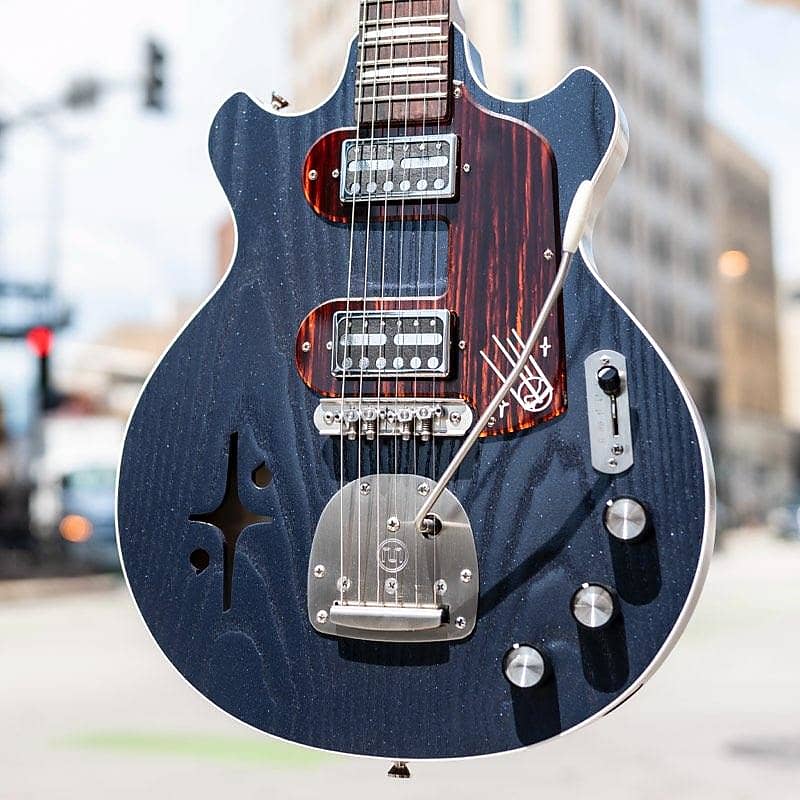 Lockhorn Instruments CUSTOM Zinger sparkle midnight blue w/ | Reverb