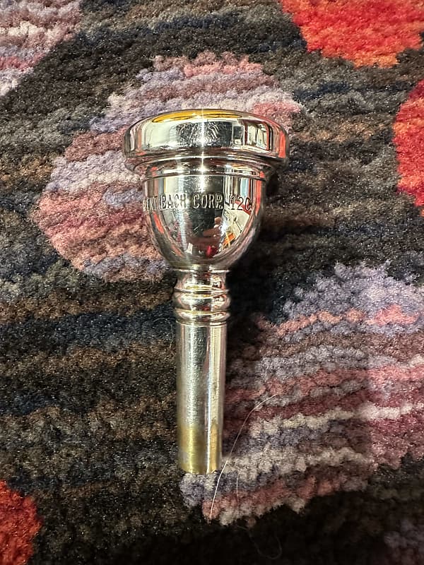 Bach Corp 12C Trombone Mouthpiece 12C 1970's- Silver-Plated | Reverb
