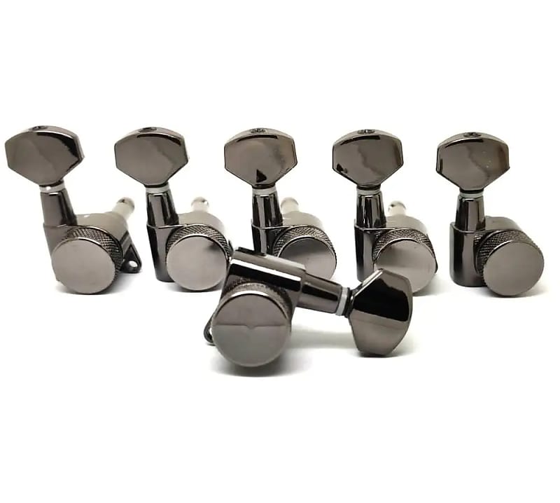 Black Nickel Locking Strat Tele Style Guitar Tuners | Reverb UK