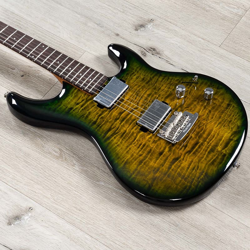 Ernie Ball Music Man Luke 4 HH Maple Top Guitar, Rosewood | Reverb