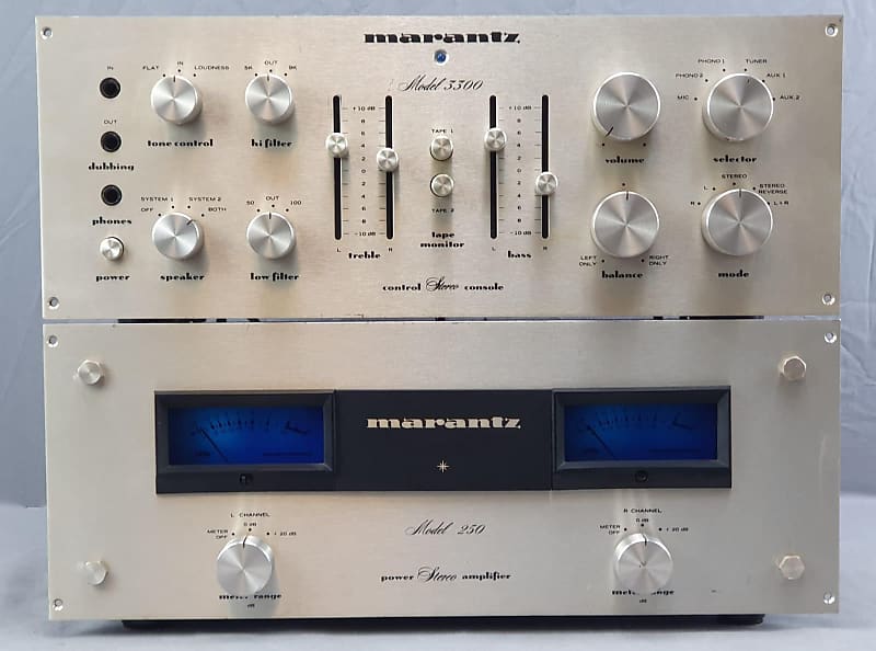 Marantz 3300 preamplifier -250 Stereo power amplifier - | Reverb