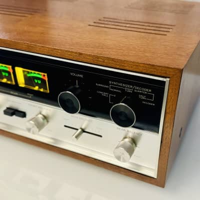 Vintage Sansui QS-500 Quadraphonic Synthesizer & Rear | Reverb