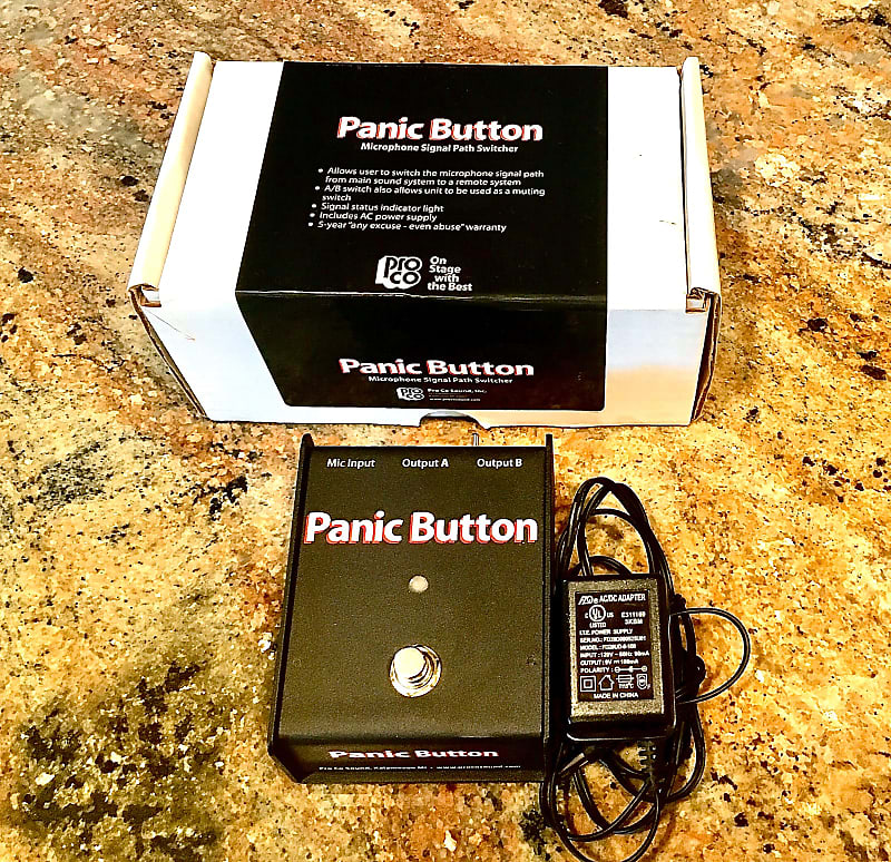 ProCo Panic Button 2016 | Reverb
