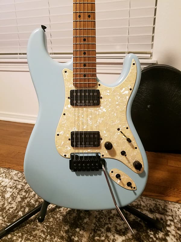 Warmoth Stratocaster Sonic blue | Reverb